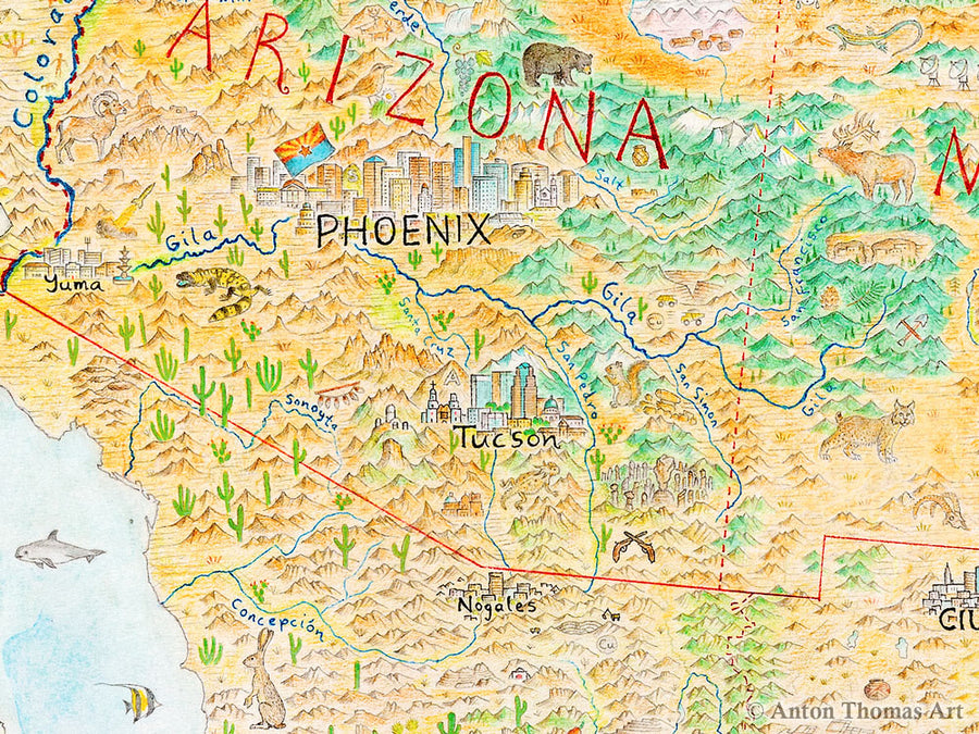 A Life in Maps: Anton Thomas, Artist-Cartographer – Anton Thomas Art
