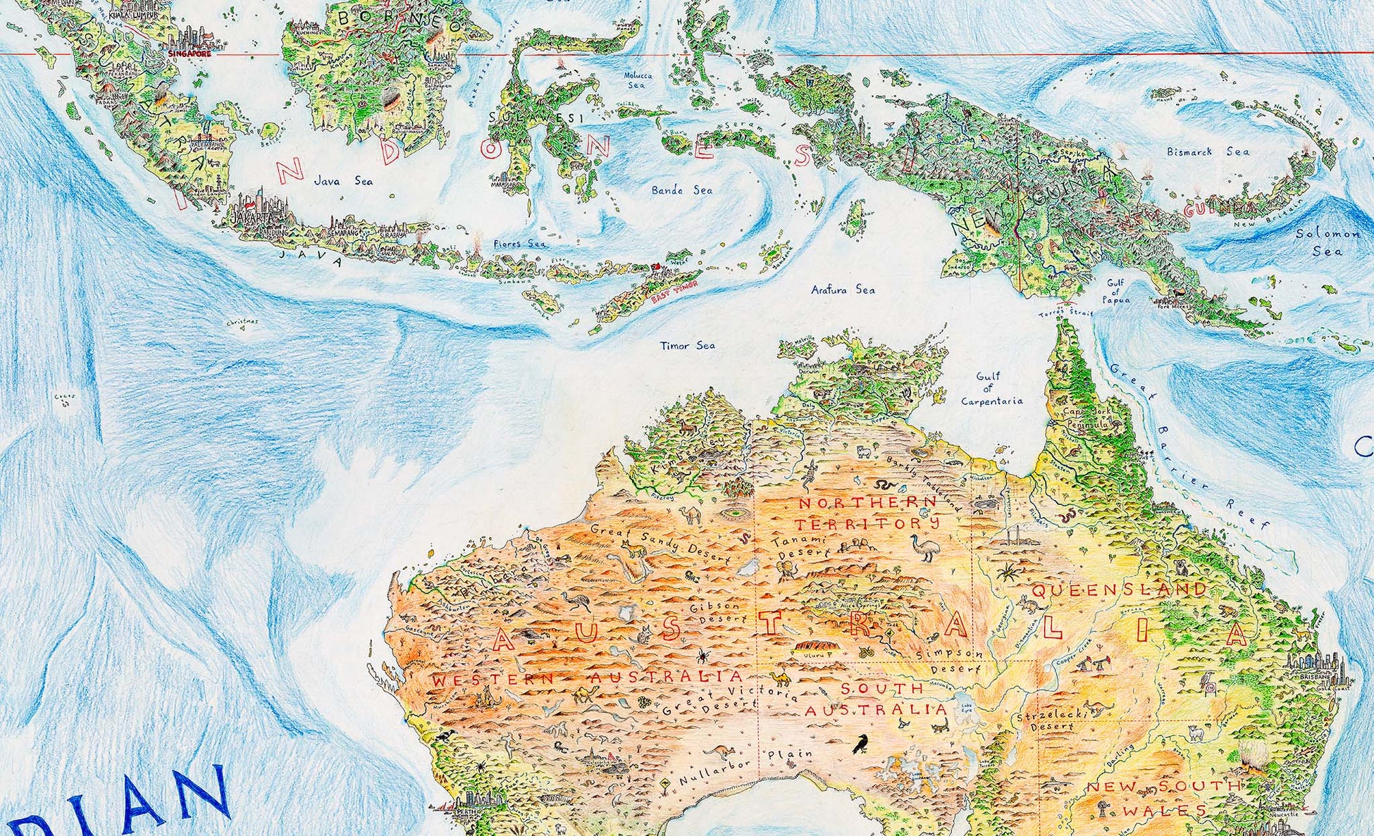 A Life in Maps: Anton Thomas, Artist-Cartographer – Anton Thomas Art